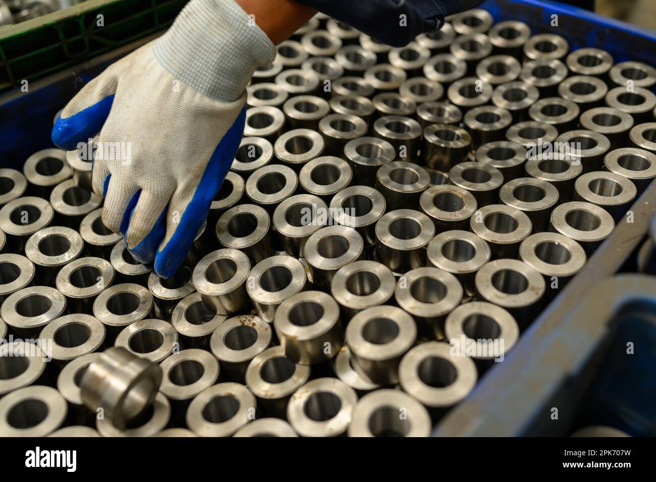 Steel raw material at factory, Industrial equipment Stock Photo - Alamy
