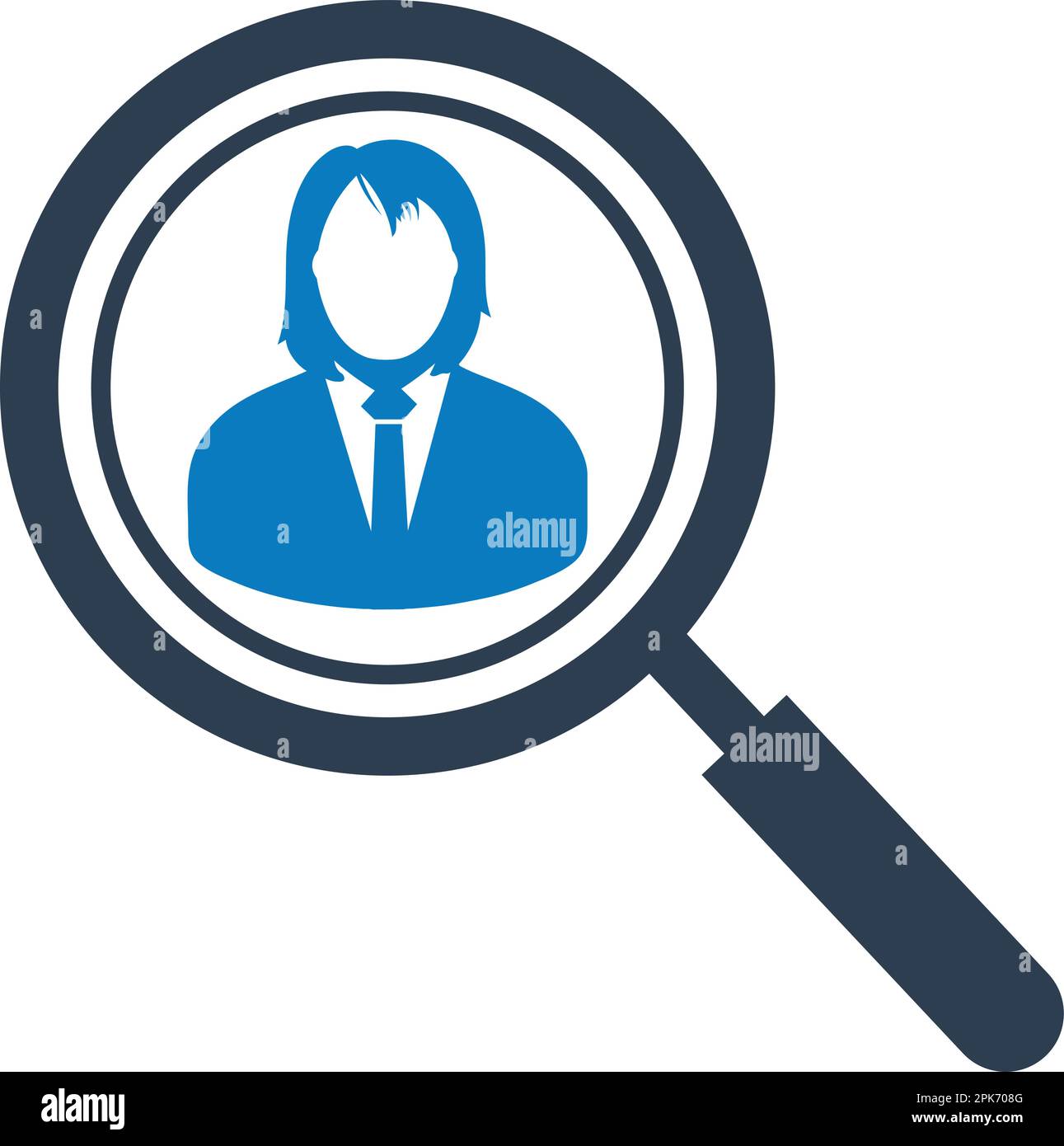 Find employee icon. Flat style vector EPS Stock Vector Image & Art - Alamy