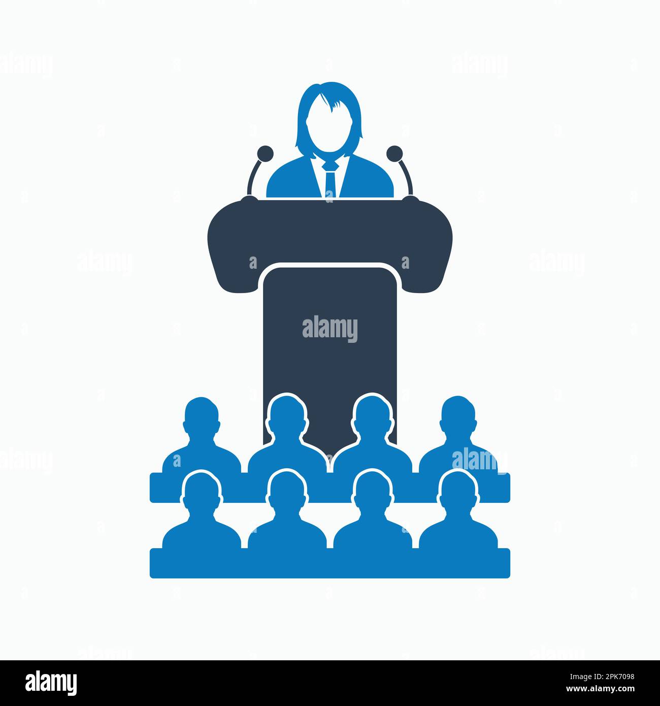 Speaker icon. Flat style vector EPS Stock Vector Image & Art - Alamy