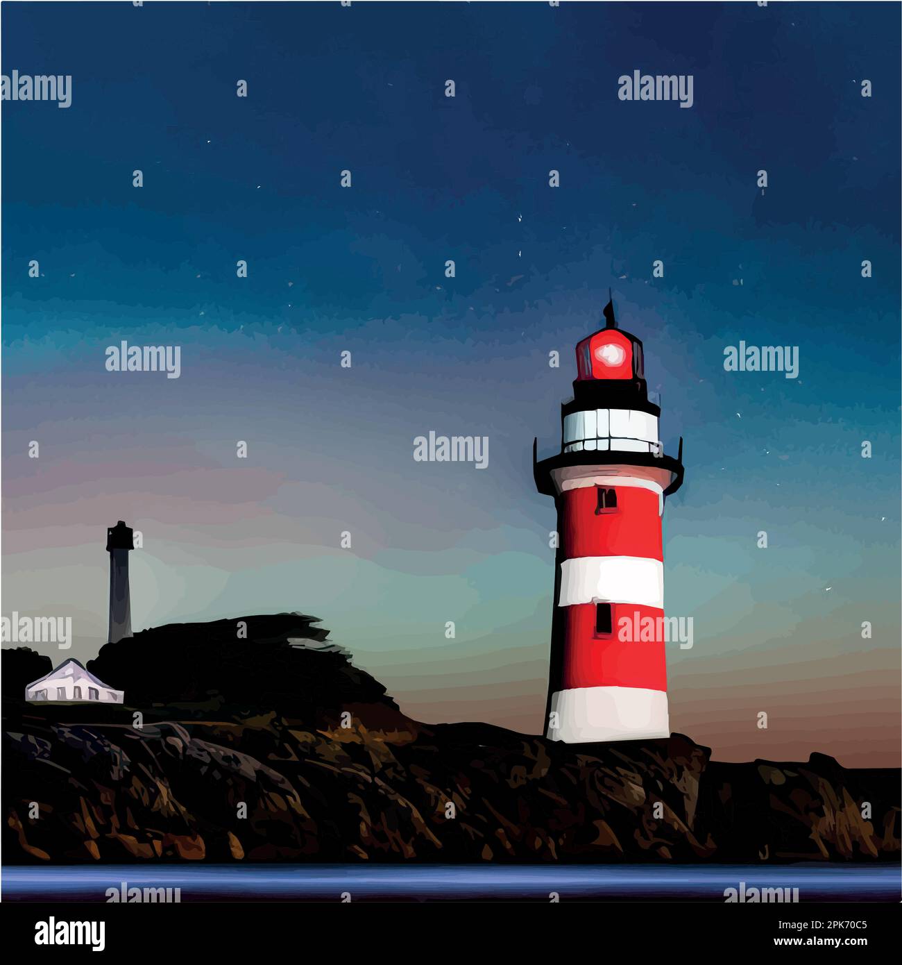 Boat reflections water Stock Vector Images - Alamy