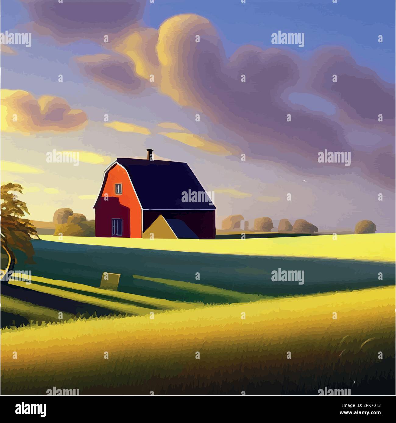 Wisconsin summer Stock Vector Images - Alamy