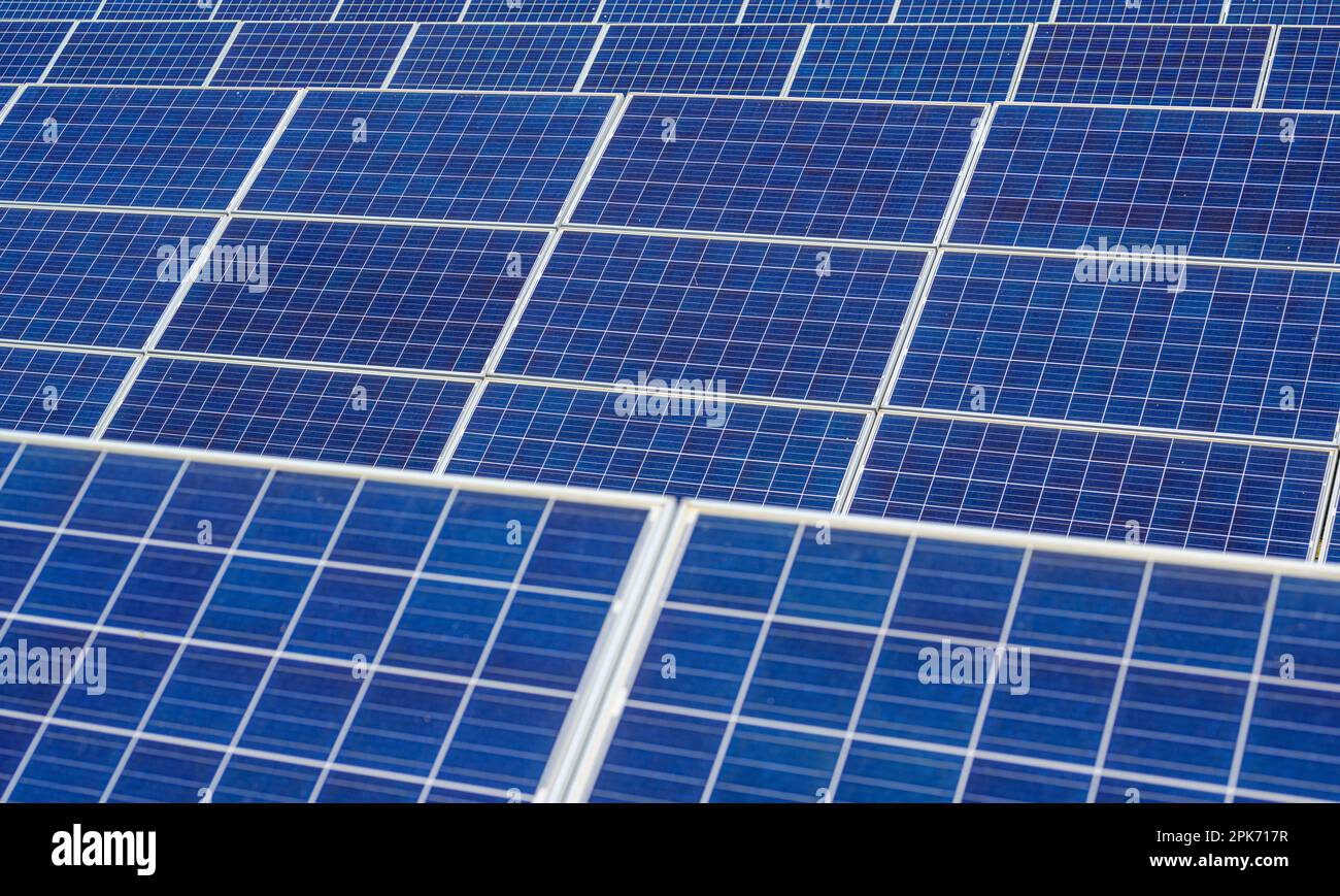 Solar panel station, Engineer installing solar panel at solar energy ...