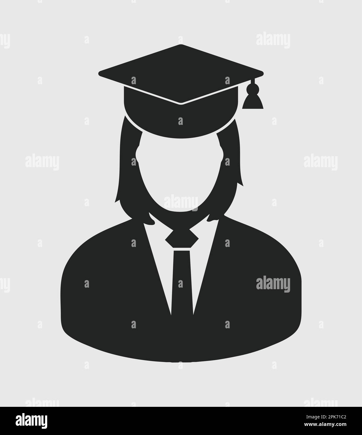 Graduation gown cap Stock Vector Images - Alamy