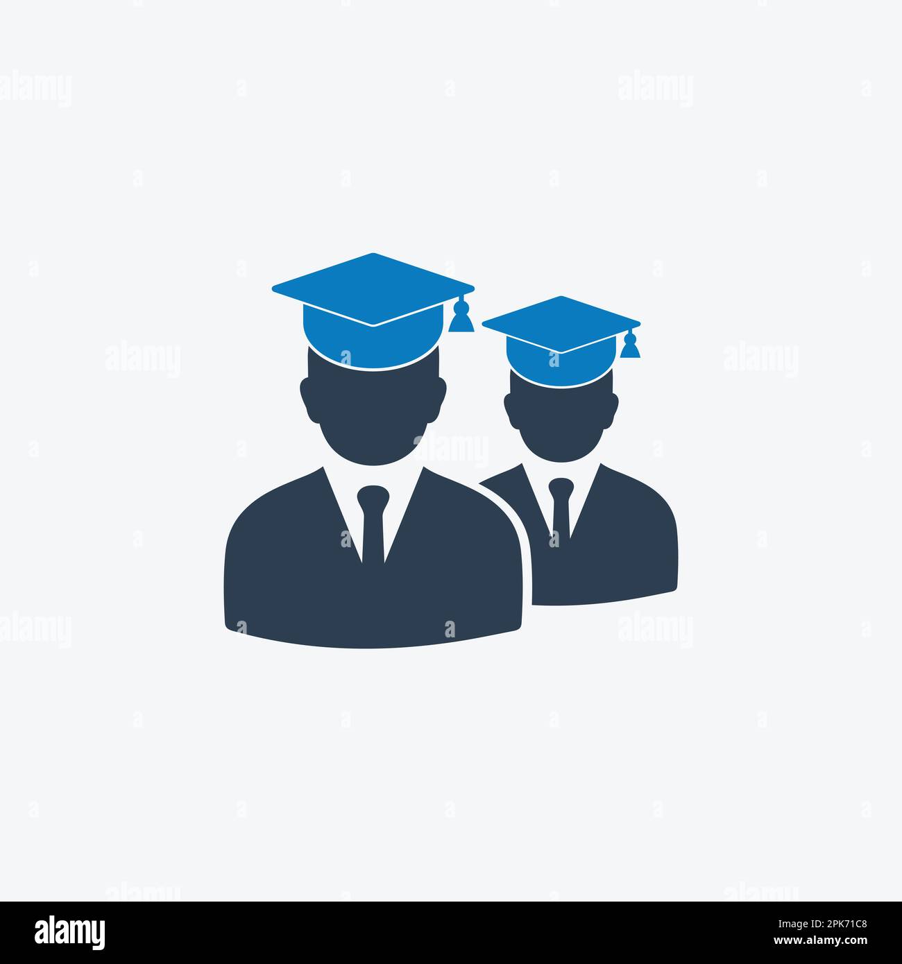 Graduate Students Icon. Editable Vector EPS Symbol Illustration Stock ...