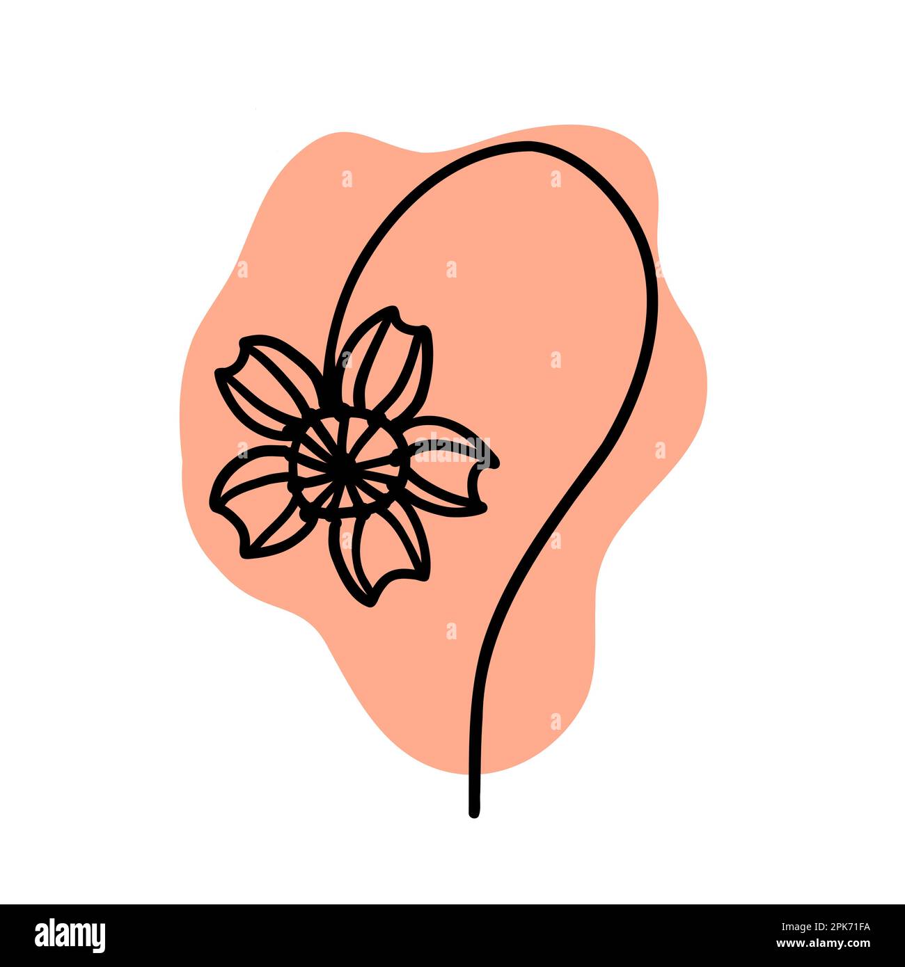 Orange Decorative Lines Clip Art