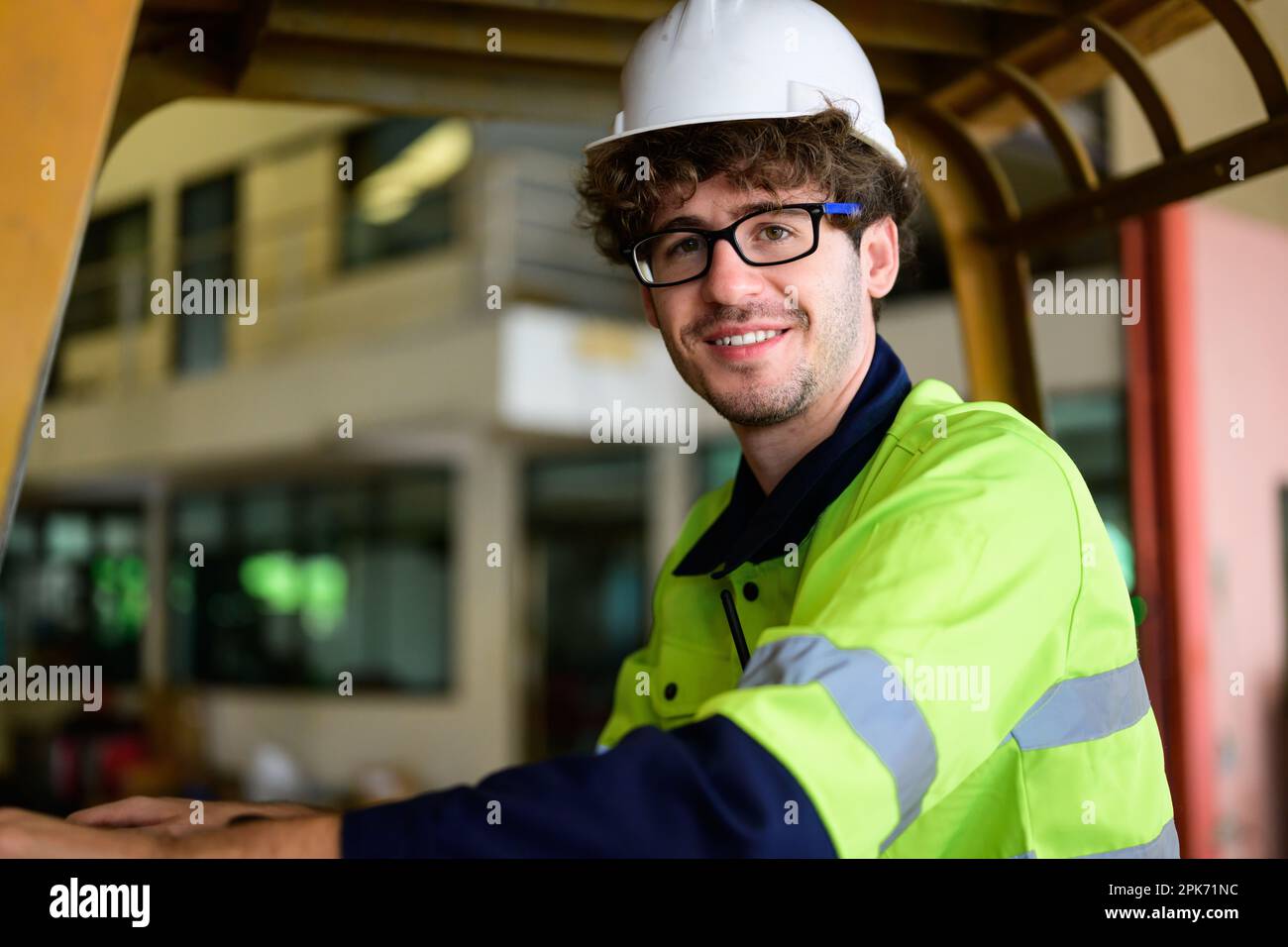 Professional engineer worker of manufacturing plant factory Stock Photo ...