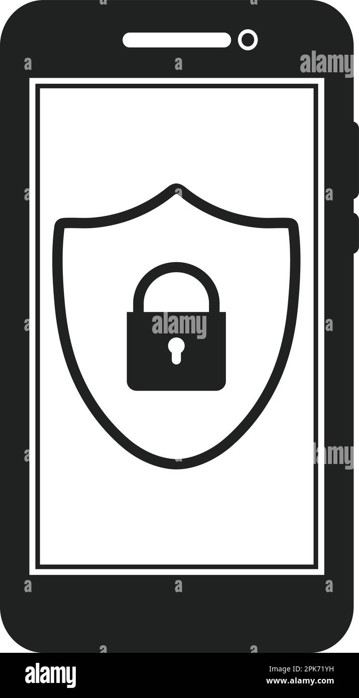 Cyber security icon. Flat style vector EPS Stock Vector Image & Art - Alamy