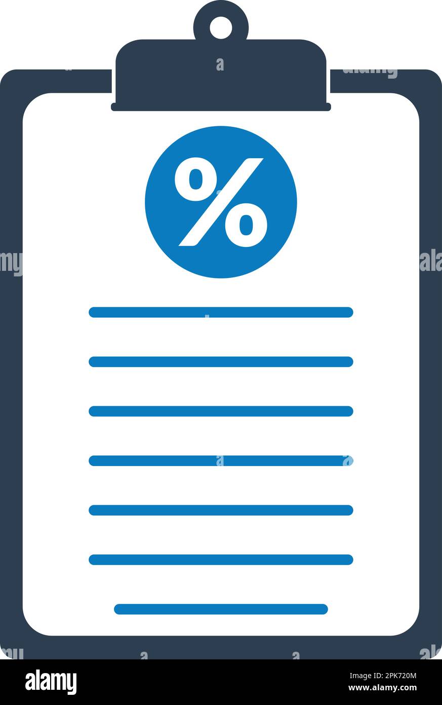 Tax Report Icon. Flat style vector EPS Stock Vector Image & Art - Alamy