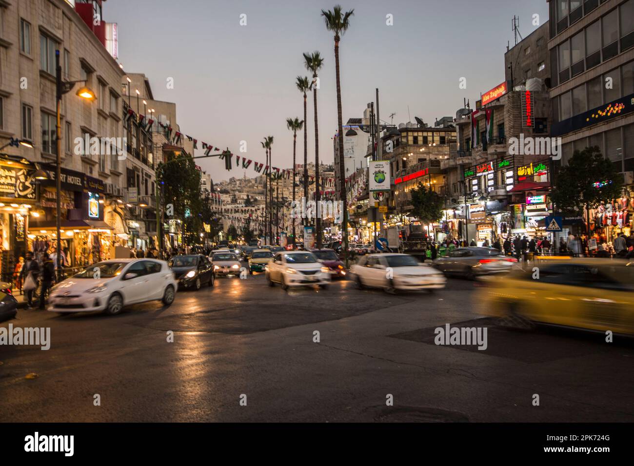 Street scene in central Amman, Jordan Stock Photo - Alamy