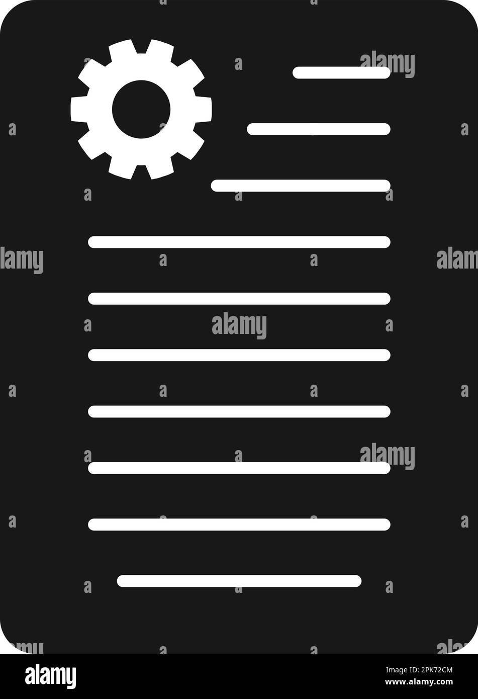 Technical Document Icon. Flat style vector EPS Stock Vector Image & Art ...