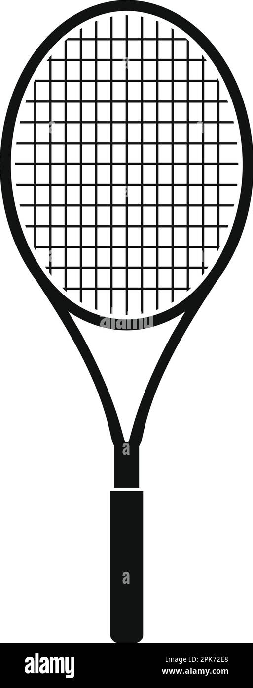 Tennis Racket Icon. Flat style vector EPS Stock Vector Image & Art - Alamy