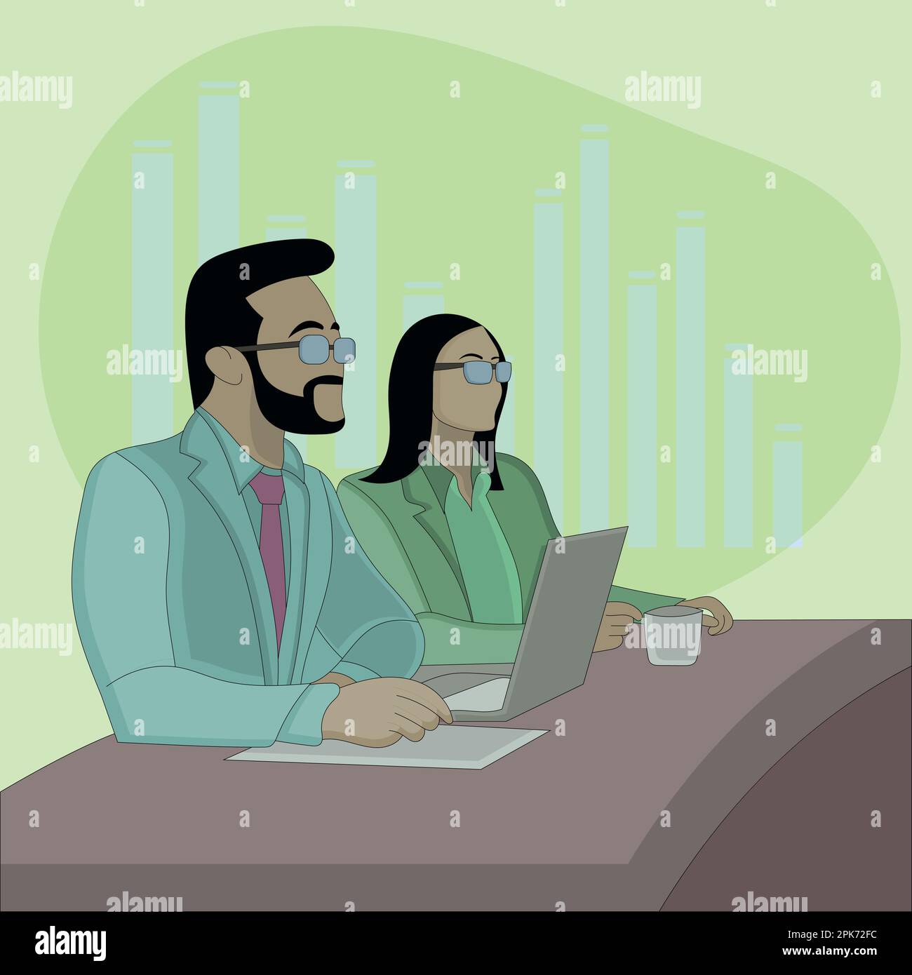 Interview Stock Vector Images - Alamy