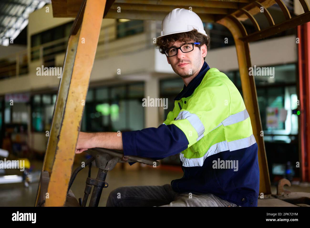 Professional engineer worker of manufacturing plant factory Stock Photo ...