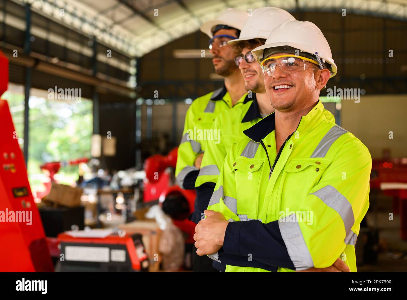 Warehouse workers posing camera hi-res stock photography and images - Alamy