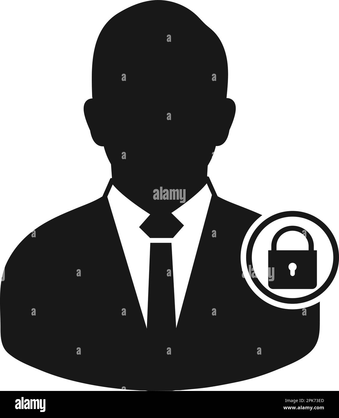 Profile security password Cut Out Stock Images & Pictures - Alamy