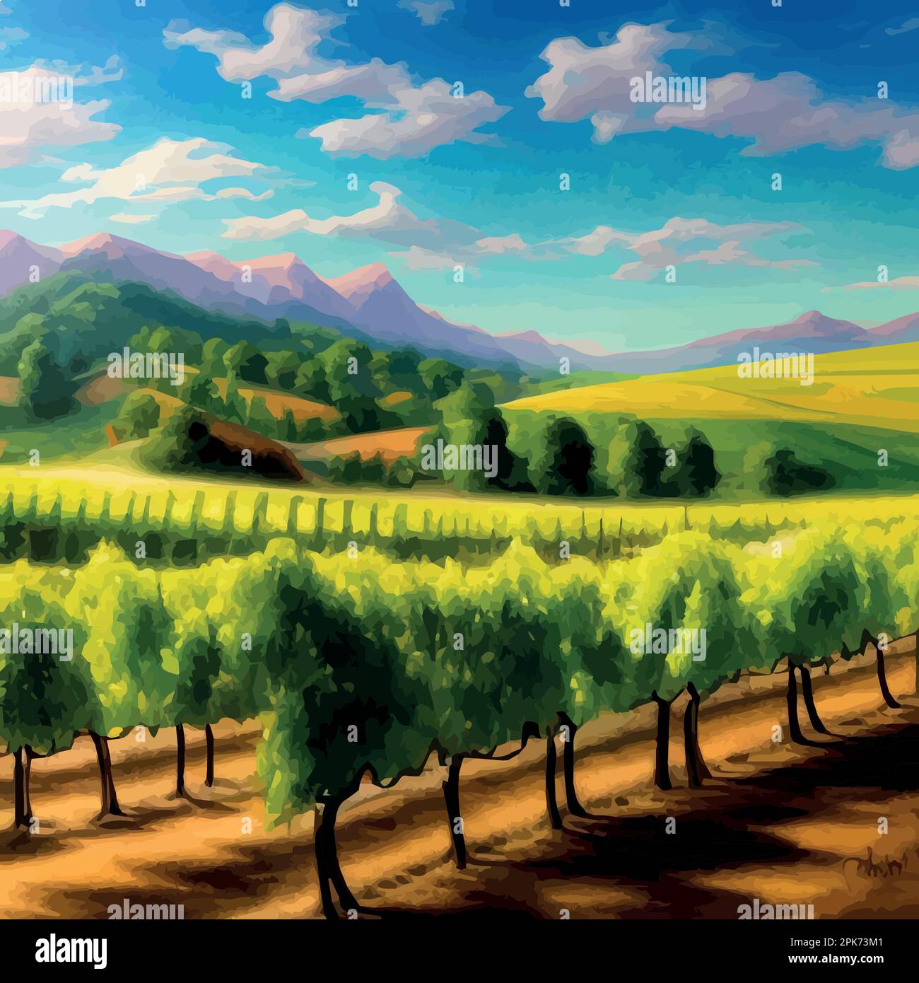 Vines growing on tree Stock Vector Images - Alamy