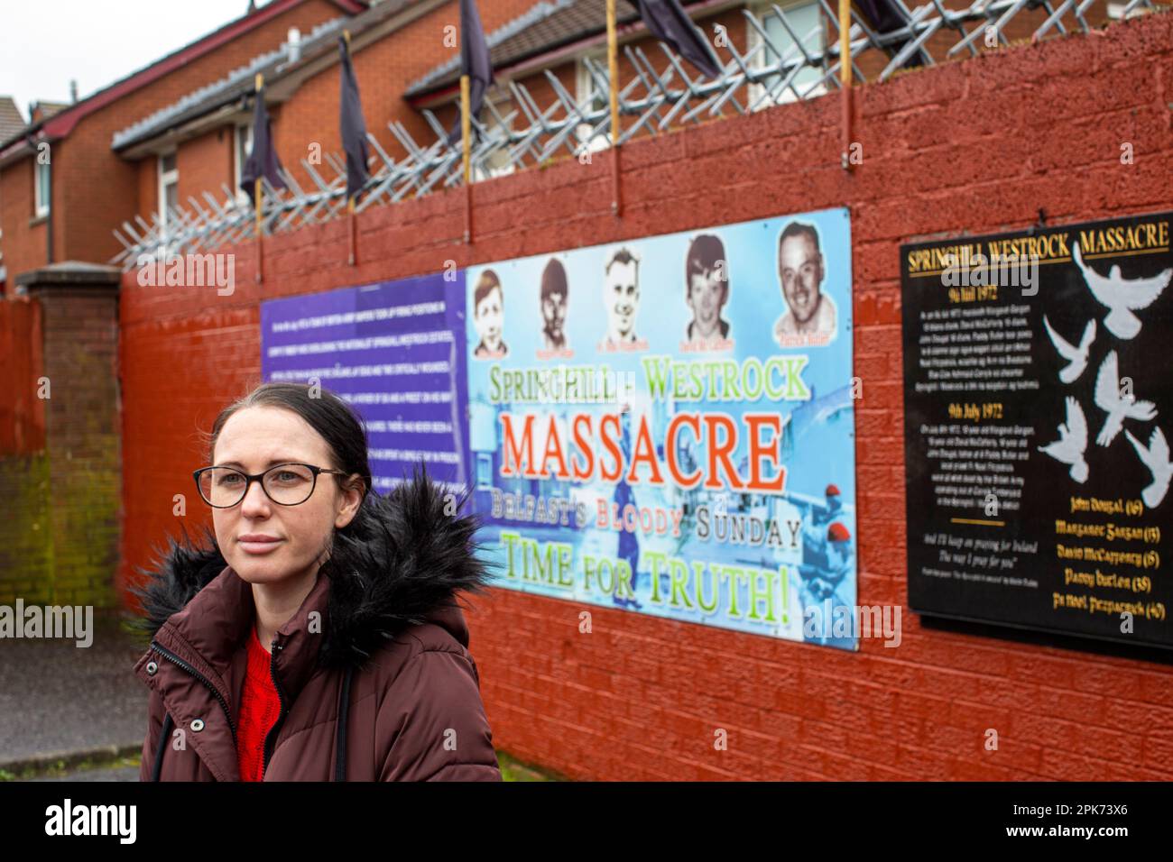 Natasha Butler granddaughter of Paddy Butler who was killed during the ...