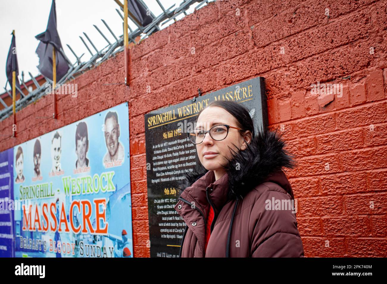 Natasha Butler granddaughter of Paddy Butler who was killed during the ...