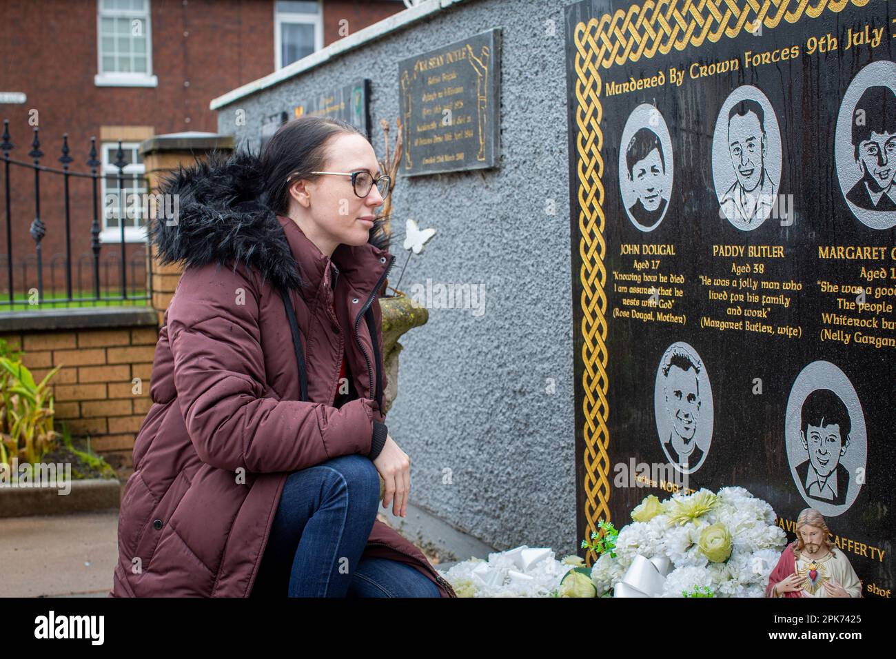 Natasha Butler granddaughter of Paddy Butler who was killed during the ...