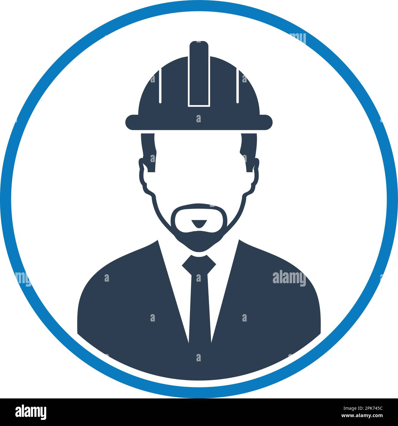 Male Engineer Profile Icon. Flat style vector EPS Stock Vector Image ...