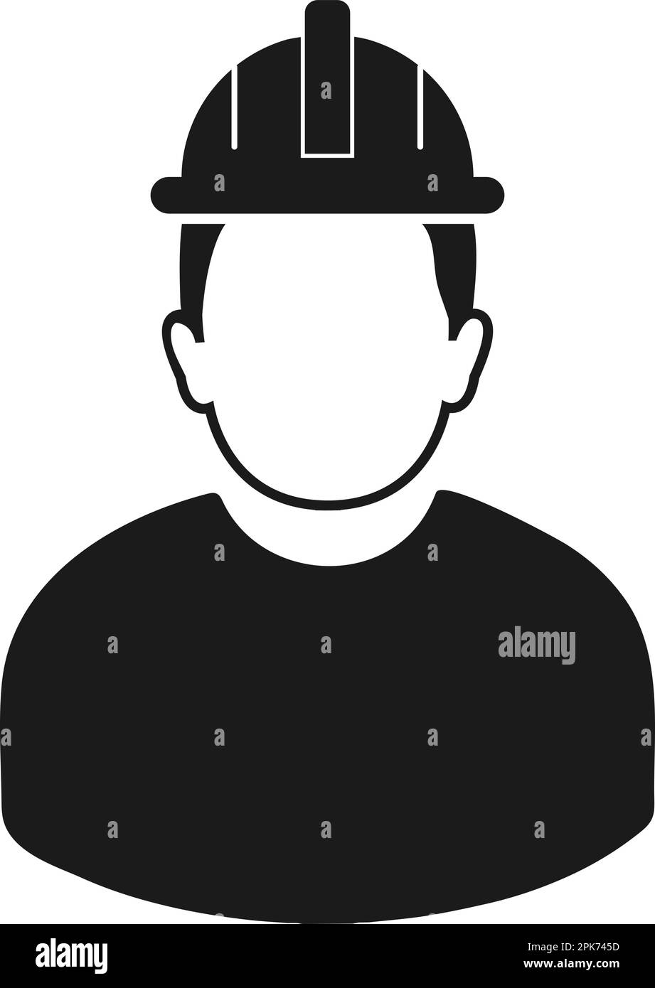 Male worker Icon. Flat style vector EPS Stock Vector Image & Art - Alamy