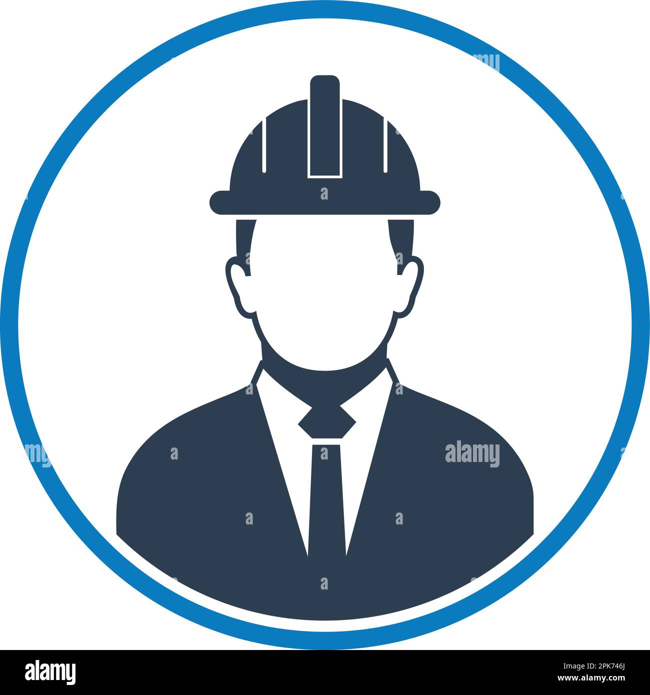 Male Engineer Profile Icon. Flat style vector EPS Stock Vector Image ...
