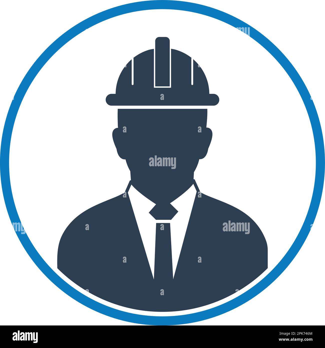 Male Engineer Profile Icon. Flat style vector EPS Stock Vector Image ...