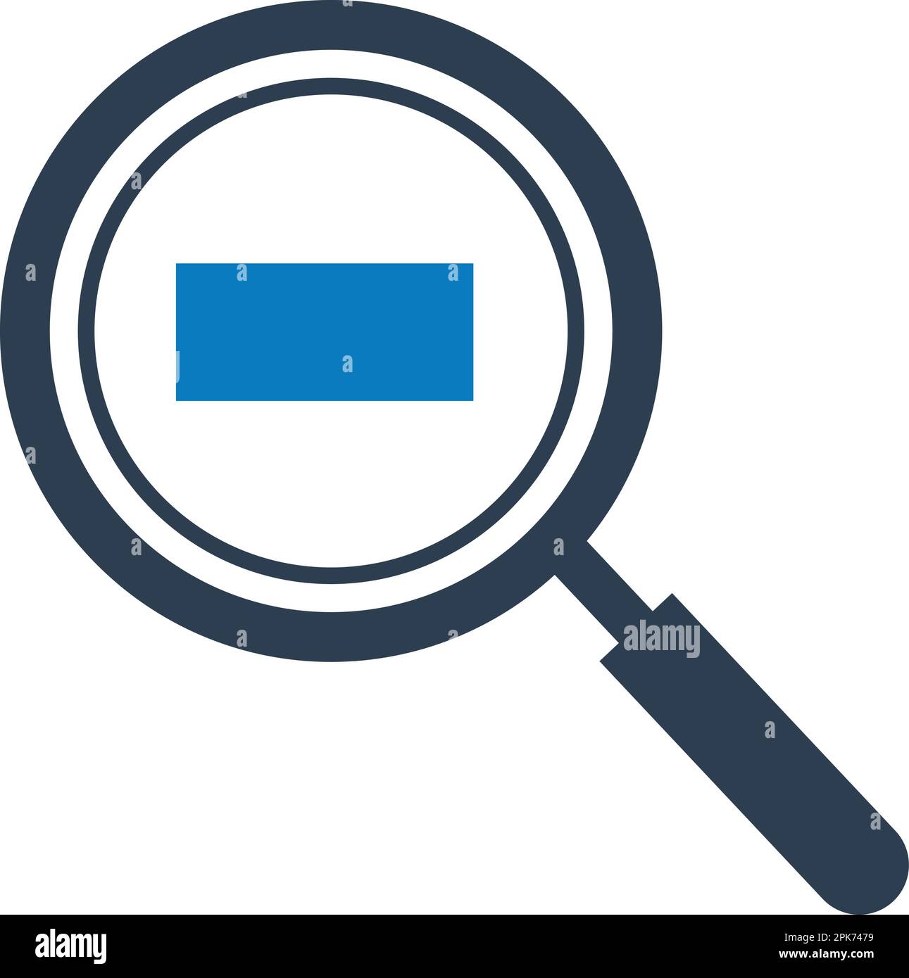 Zoom Out Icon. Flat style vector EPS Stock Vector Image & Art - Alamy