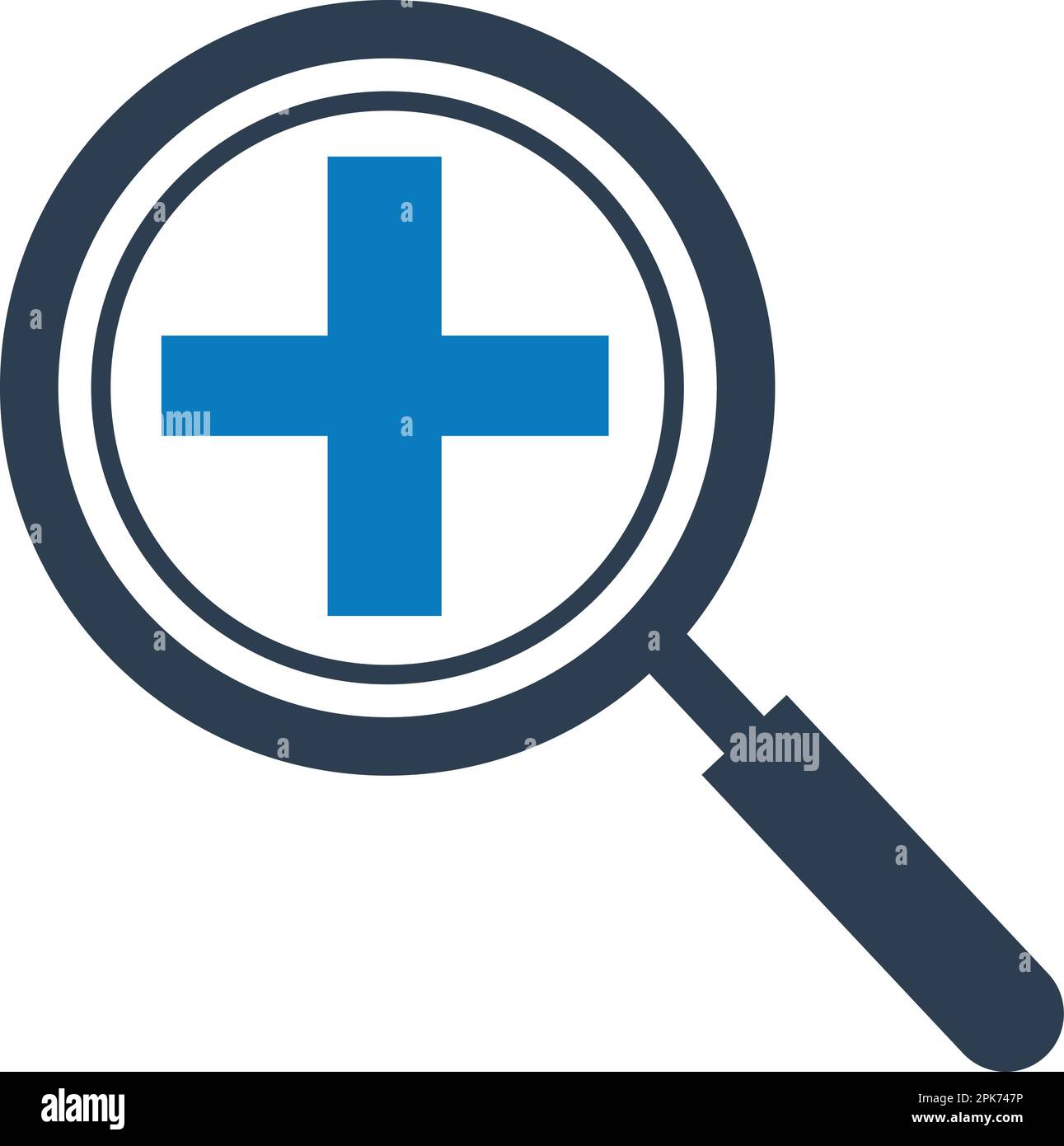 Zoom In Icon. Flat style vector EPS Stock Vector Image & Art - Alamy