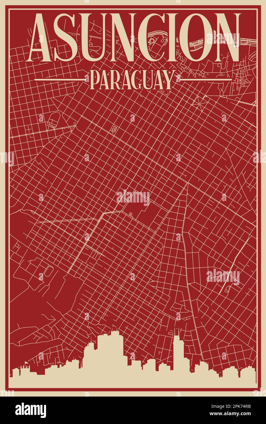 Asuncion architecture Stock Vector Images - Alamy