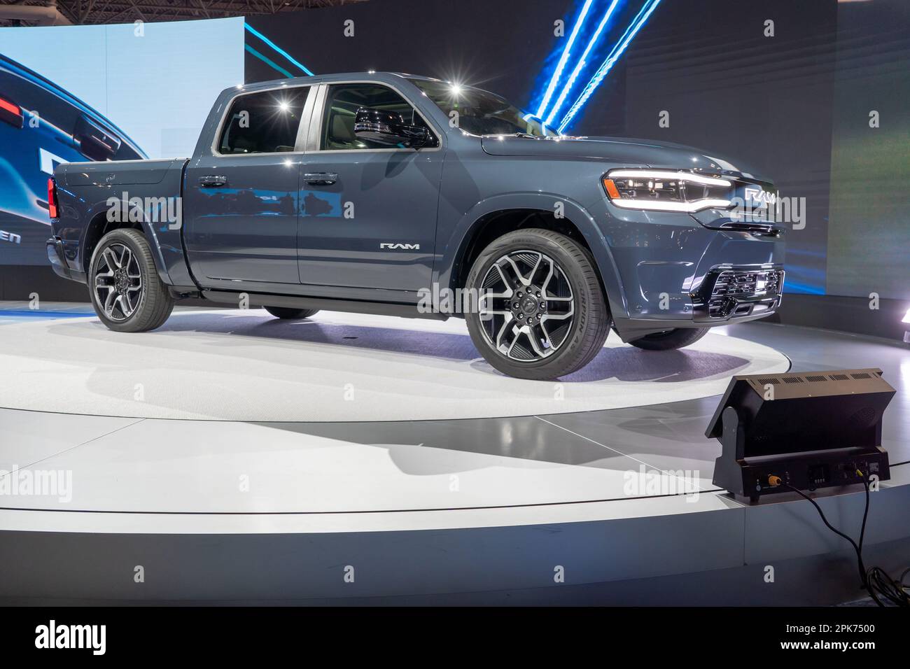 NEW YORK, NEW YORK - APRIL 05: Unveiling of the new all-electric RAM ...