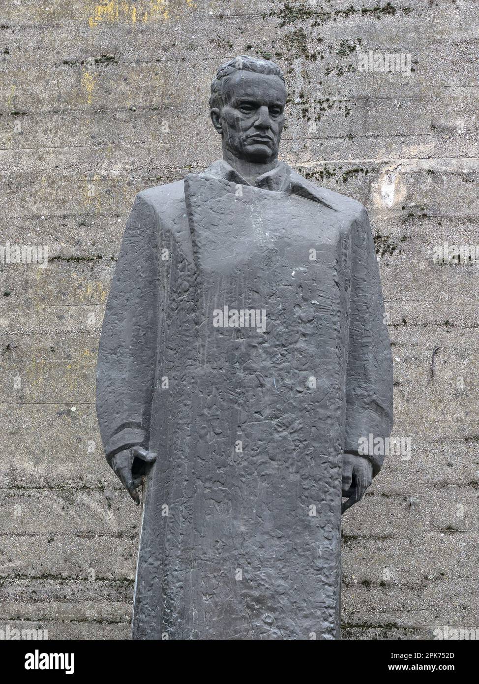 Užice, Serbia – February 2023: Sculpture of Tito in Museum of Užice ...