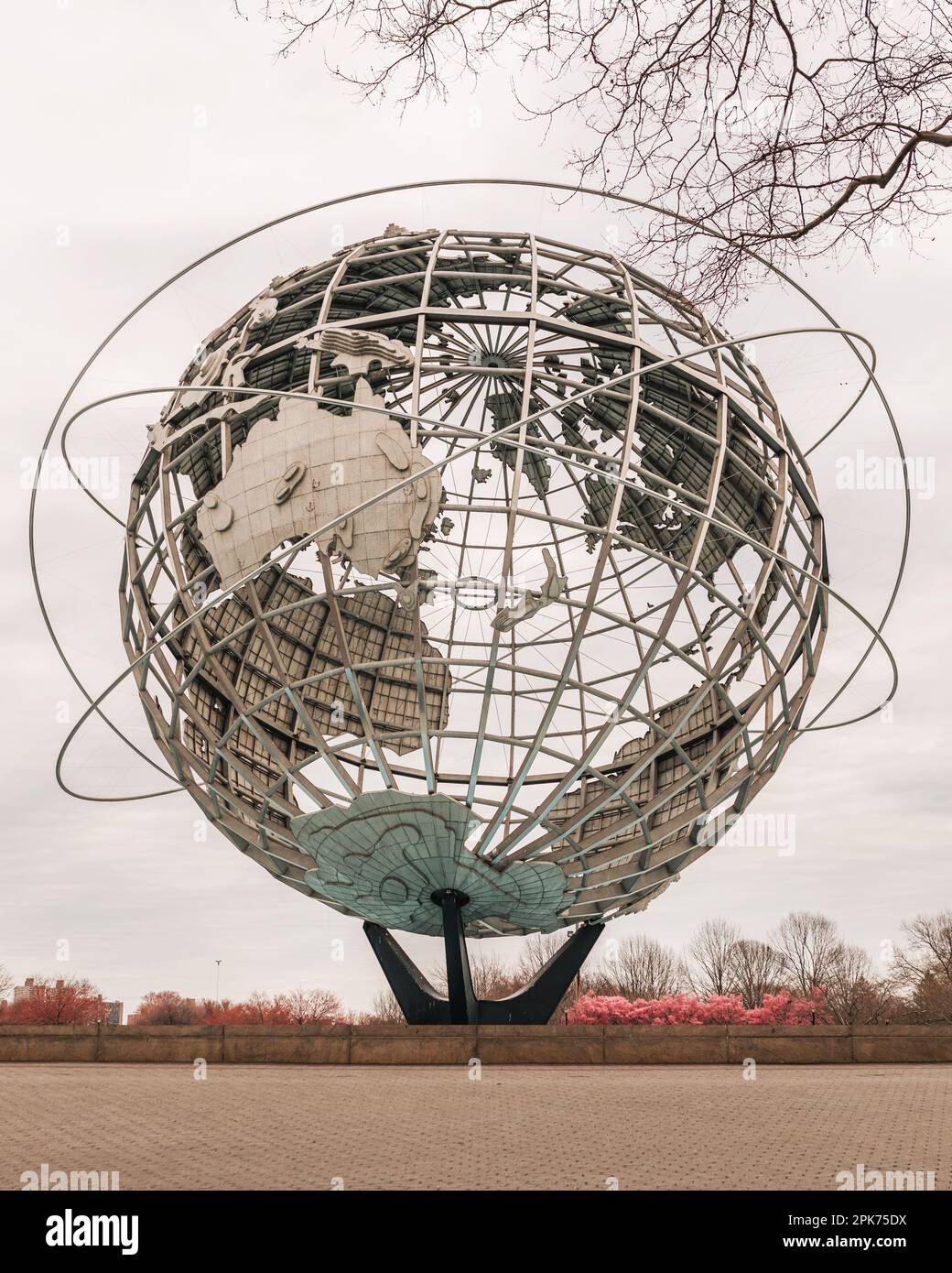 The globe installation in the Flushing Meadows Corona Park in Queens, New York Stock Photo - Alamy