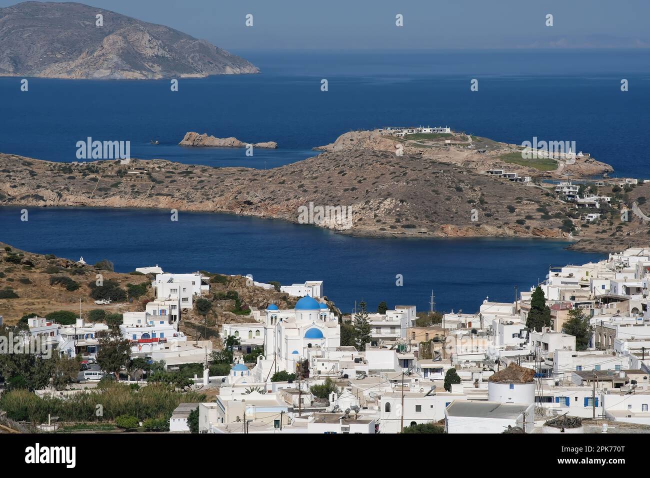 Port on island ios greece hi-res stock photography and images - Alamy