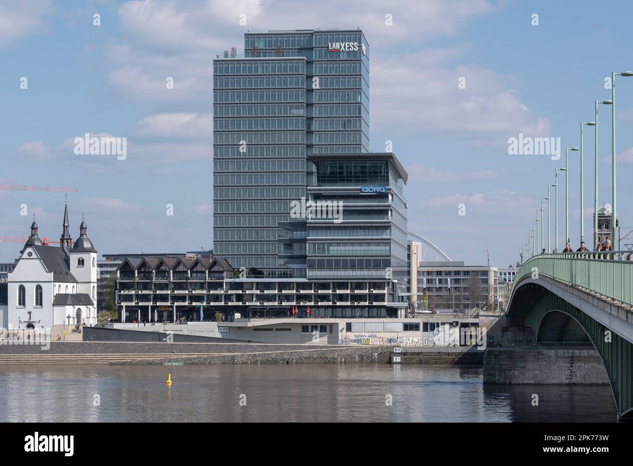 LANXESS AG headquarters in Cologne-Deutz. The specialty chemicals group ...