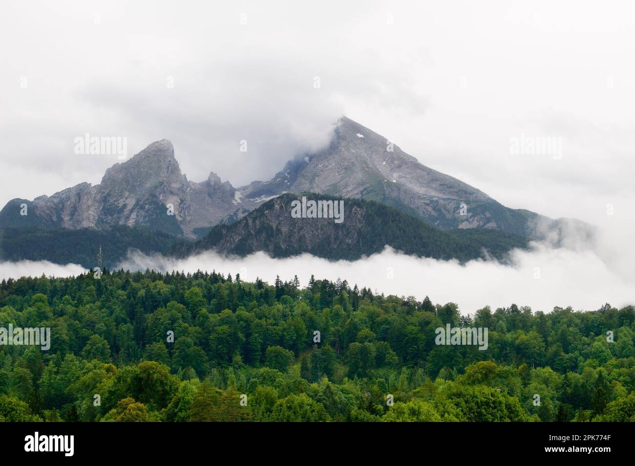 Mount Watzmann is a 2,713m high mountain in the Berchtesgaden Alps ...
