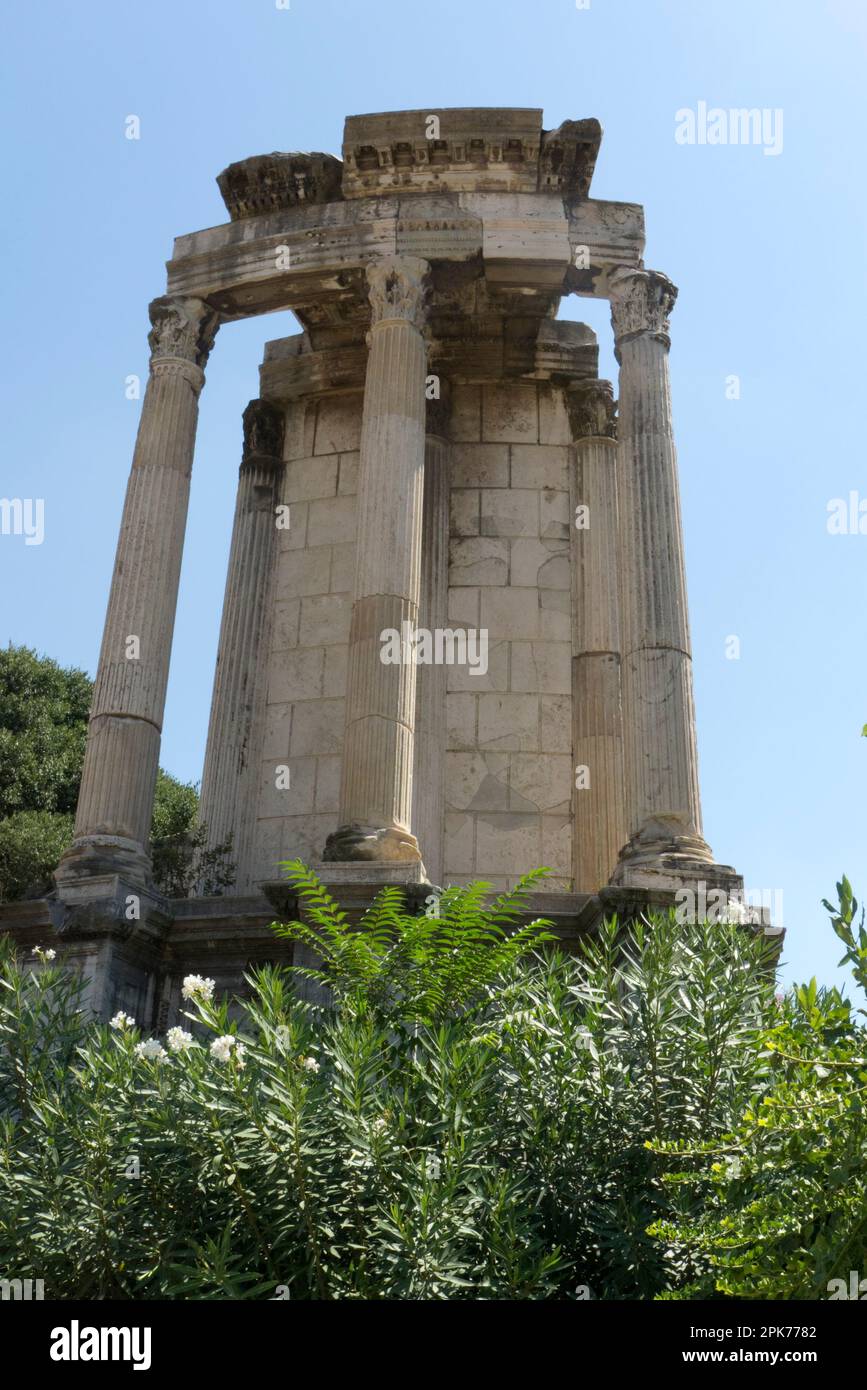 Temple of Vesta which is located in the Roman Forum was dedicated to ...
