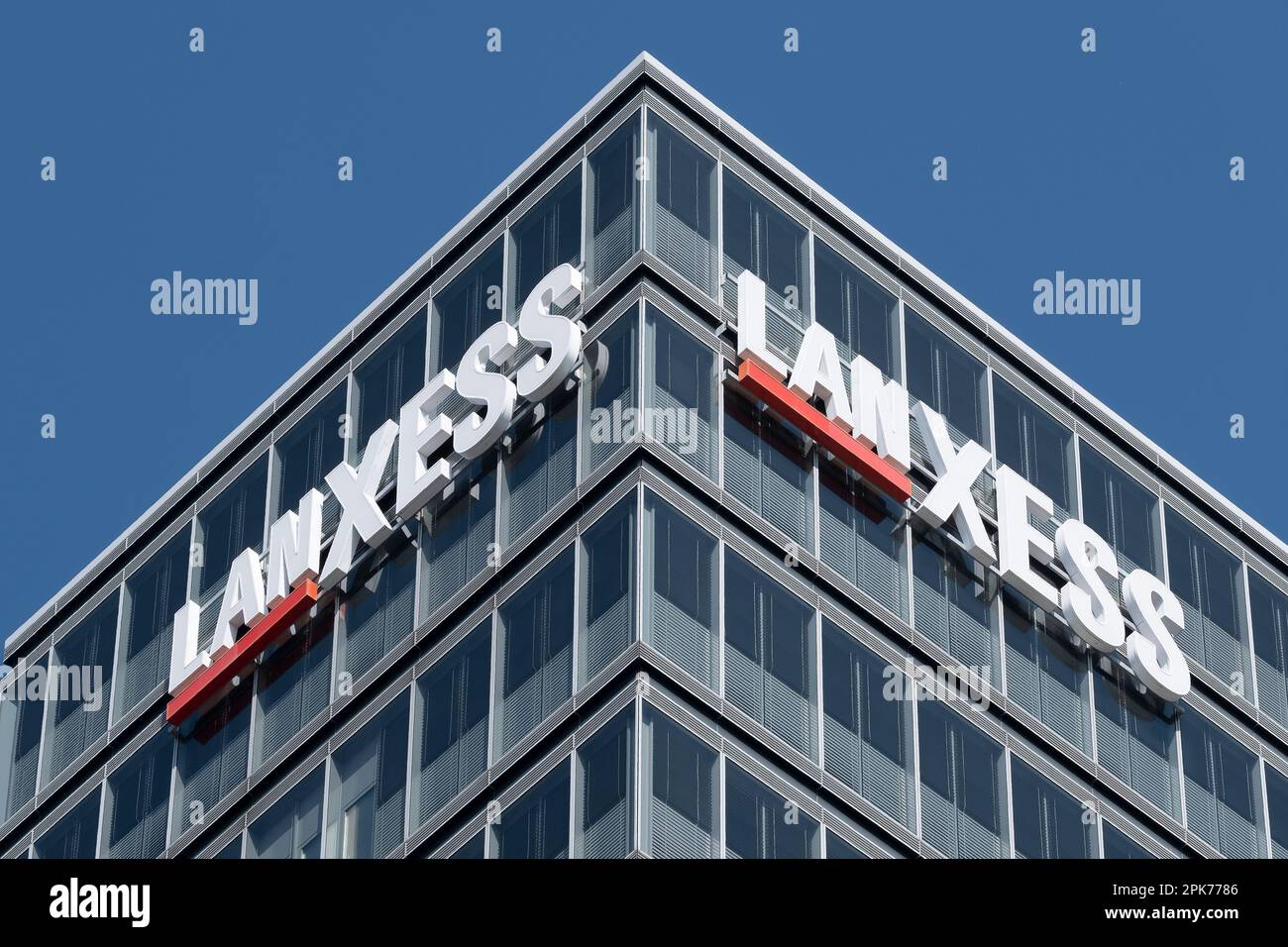 LANXESS AG headquarters in Cologne-Deutz. The specialty chemicals group ...