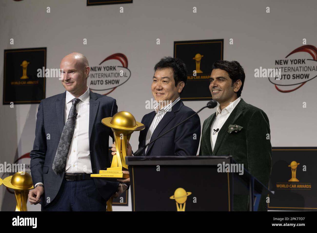 NEW YORK, NEW YORK - APRIL 05: World Car Awards Chair Jens Meiners ...