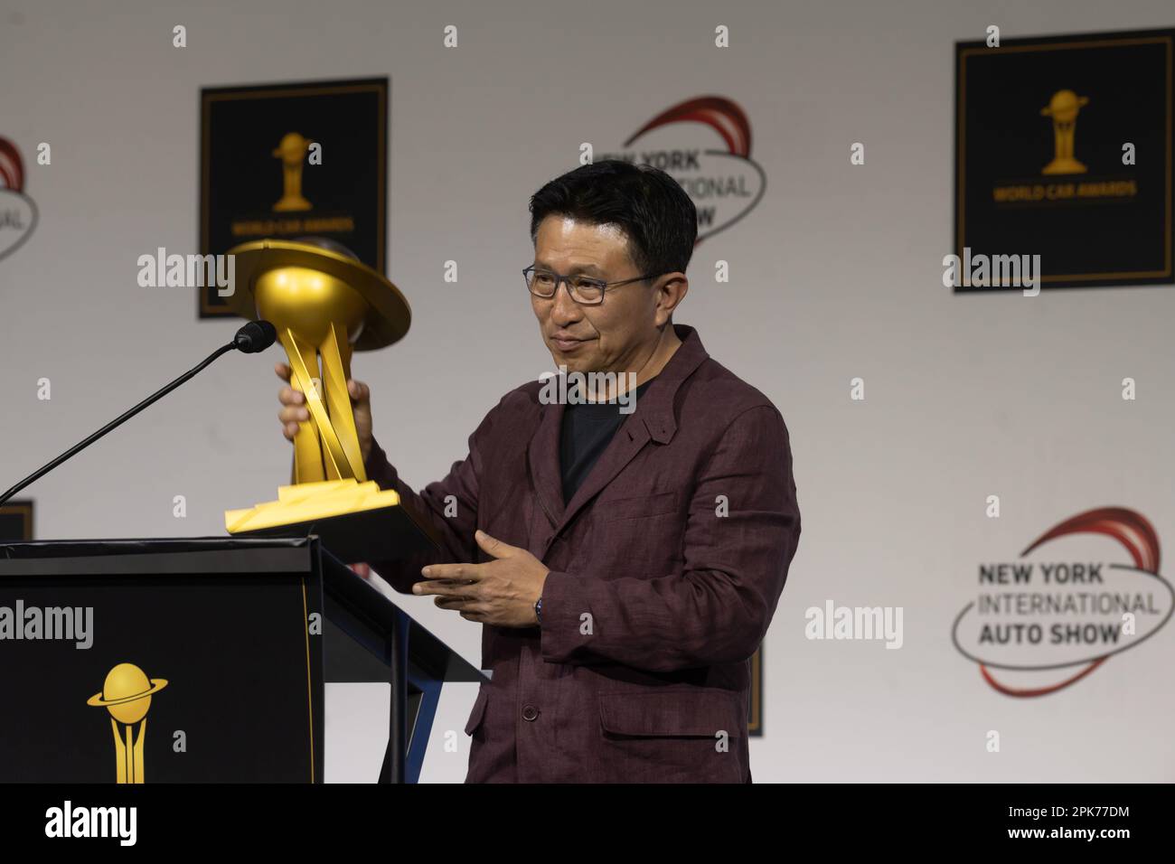 NEW YORK, NEW YORK - APRIL 05: President and CEO of Kia North America and Kia America Sean Yoon ...