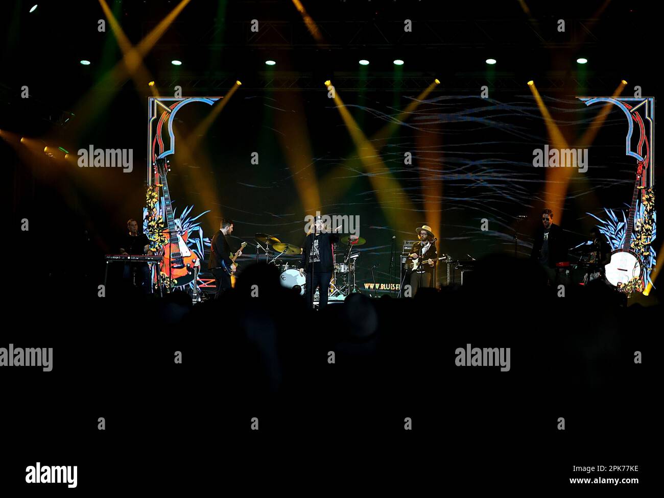 St Paul and The Broken Bones lead singer Paul Janeway performs during ...