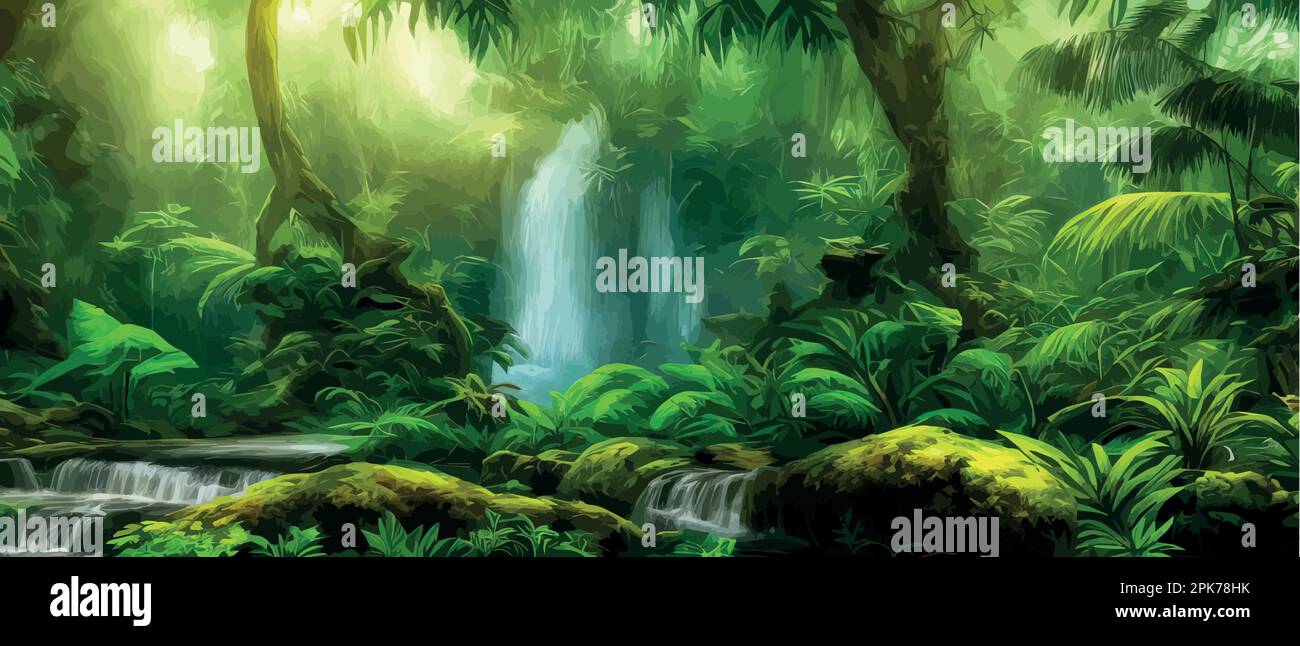 Dark Jungle River