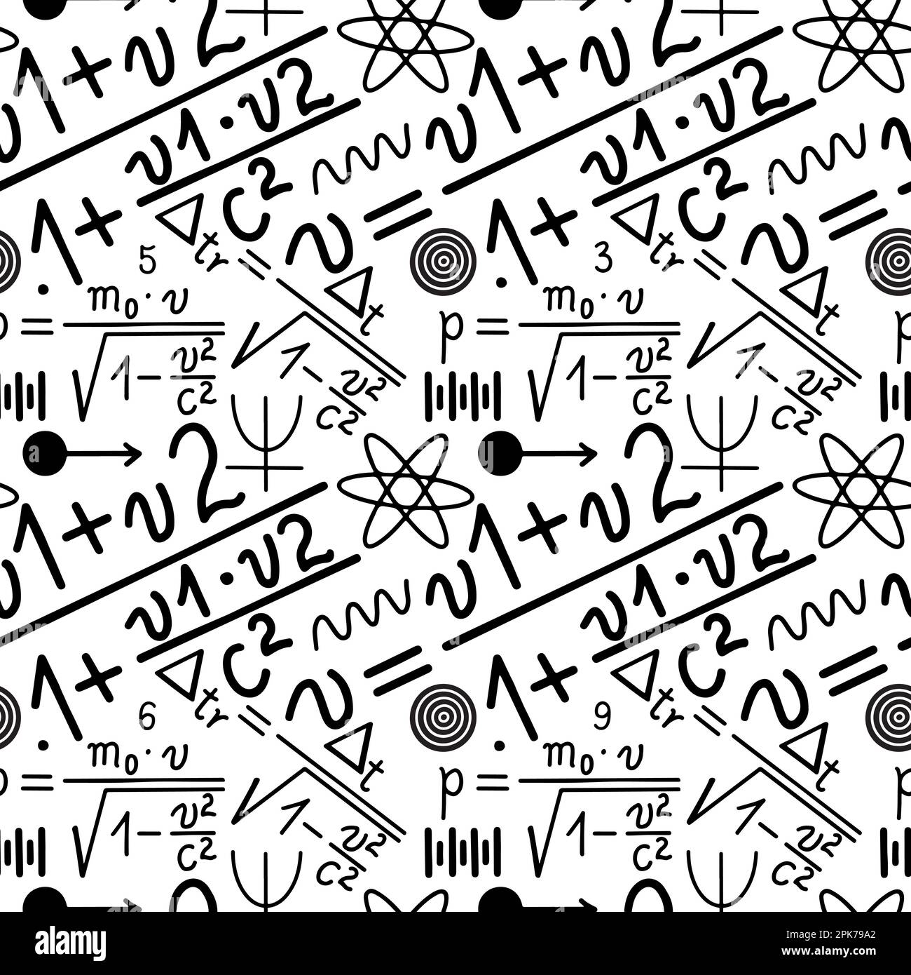 Quantum physics equations Stock Vector Images - Alamy