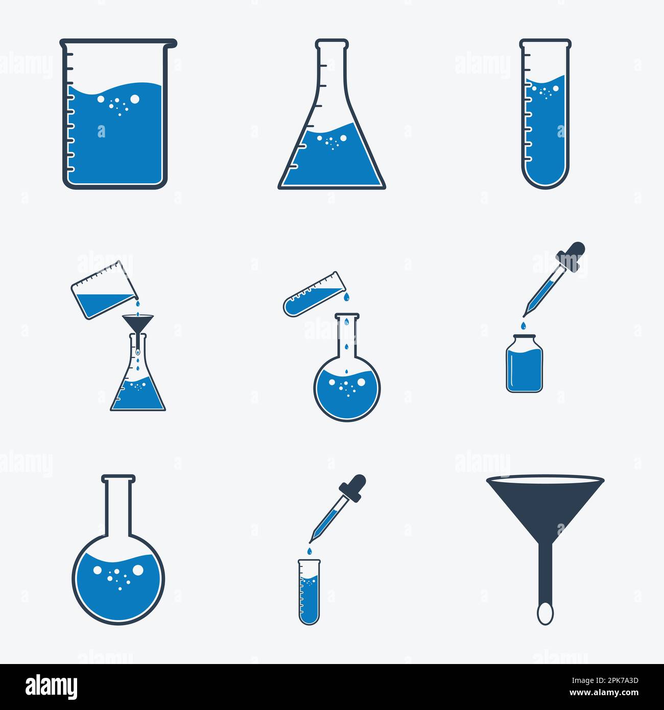 Chemical Related Icons. Editable Vector EPS Symbol Illustration Stock ...