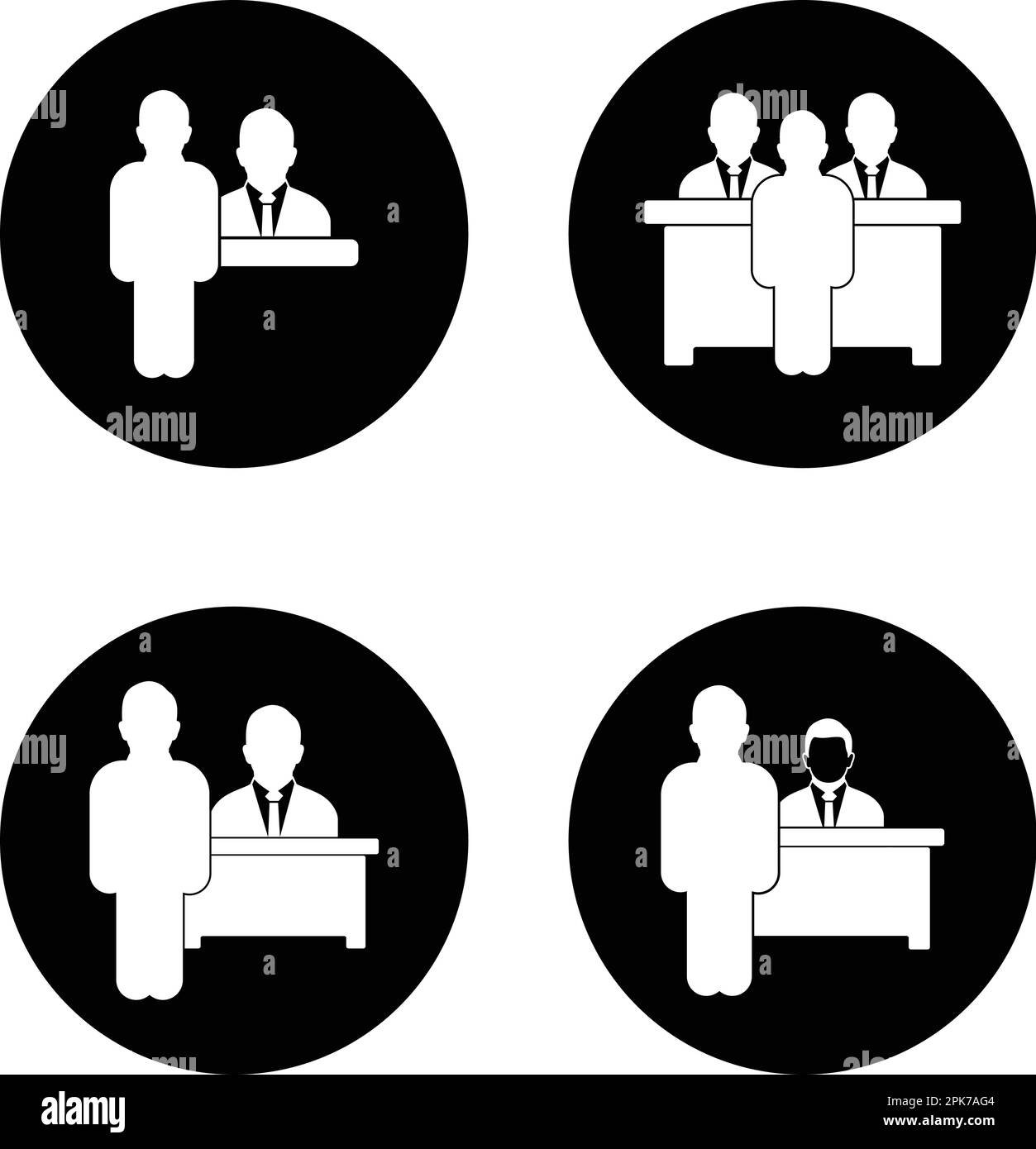 Customer Service Icon Set Rounded Button Style Vector Eps Stock Vector Image And Art Alamy