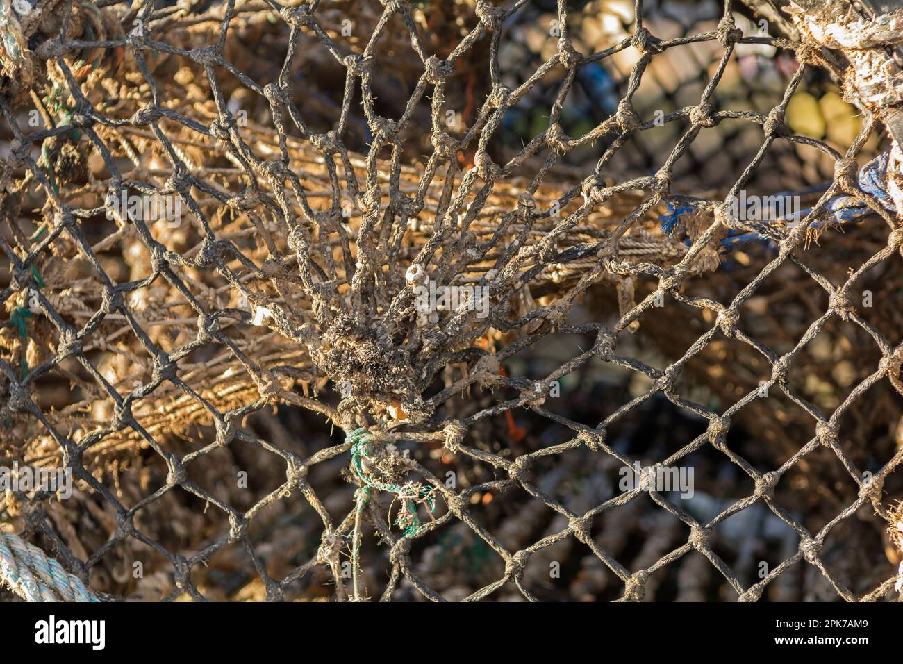 Old fishing net Stock Photo - Alamy