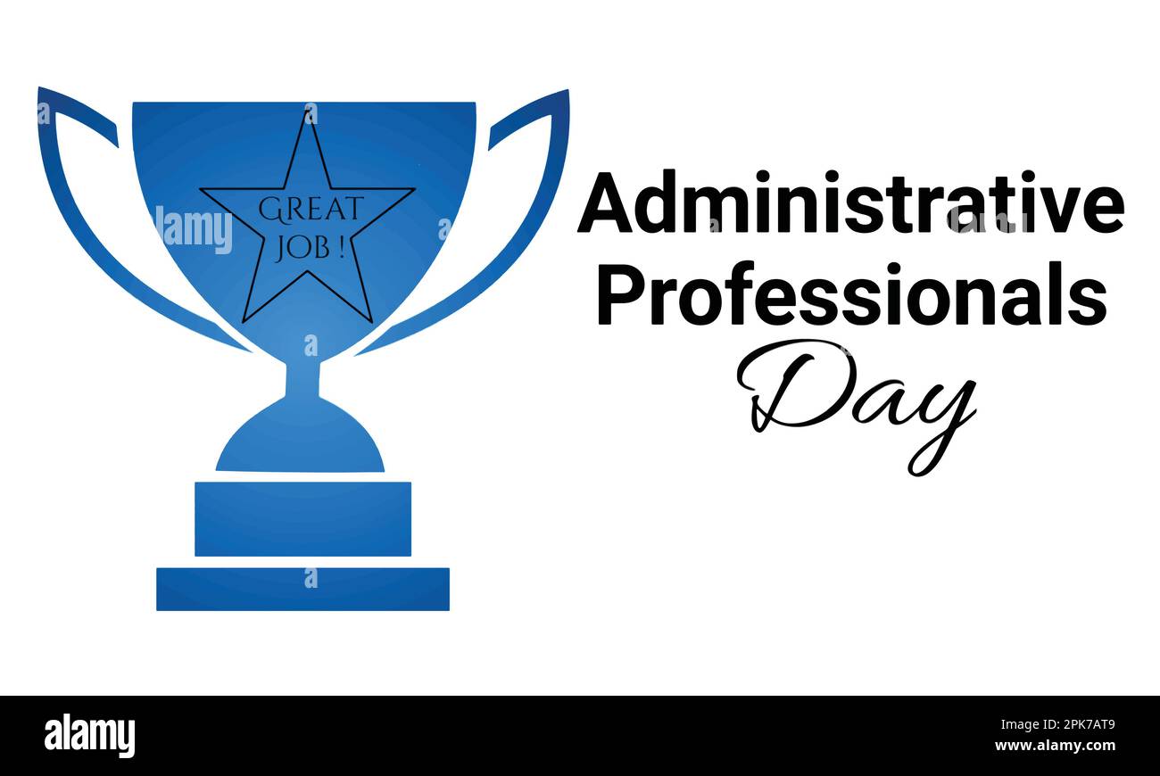 Happy Administrative Professionals Day . Holiday concept. Template for ...