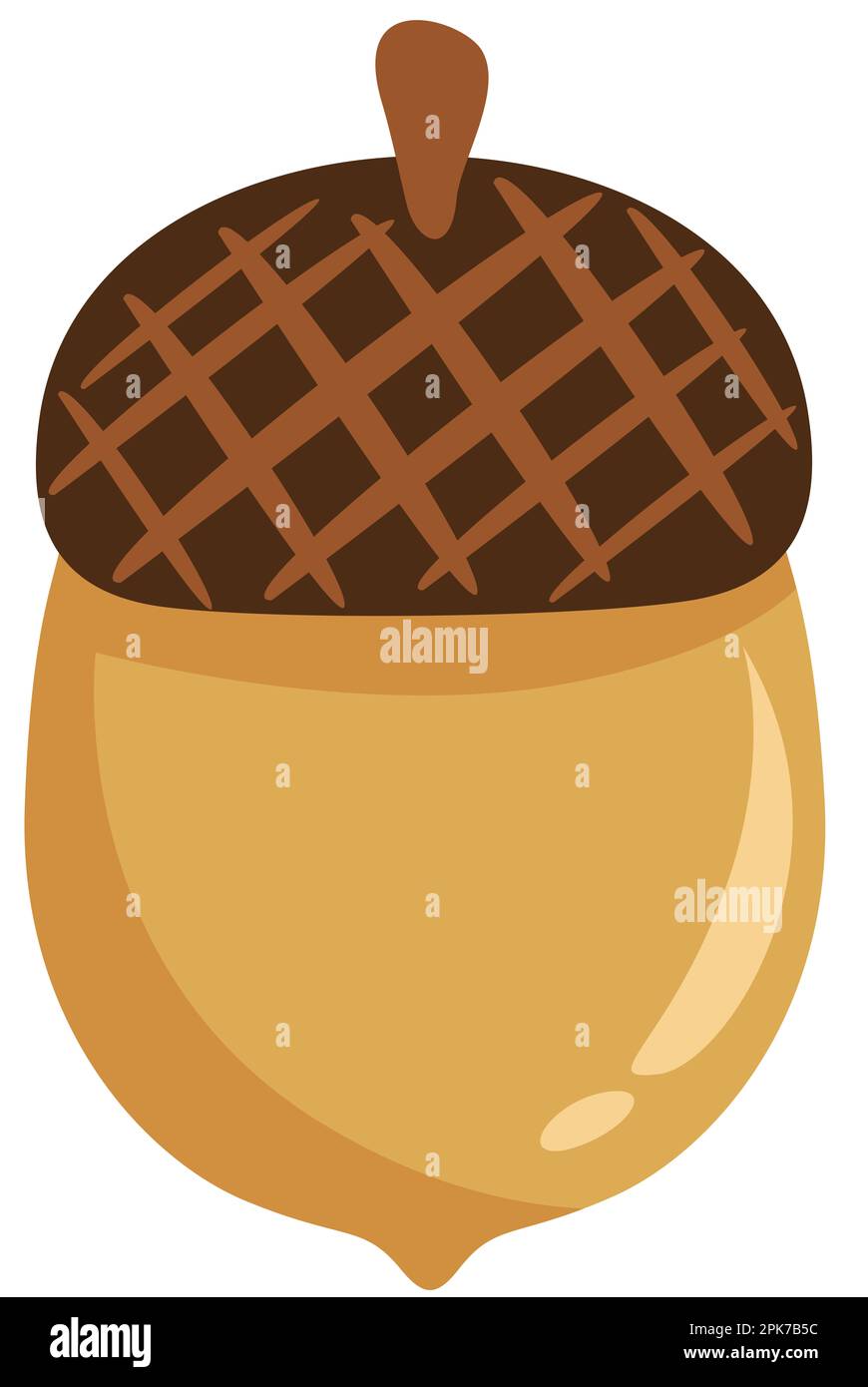 Cartoon illustration acorn clip art hi-res stock photography and images ...
