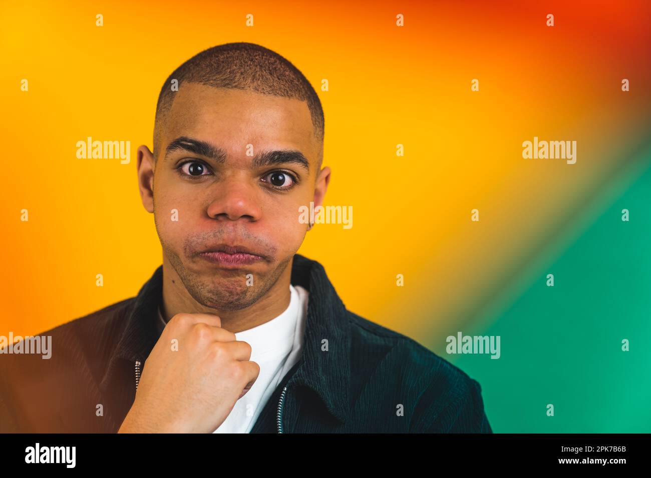 Wide cheeks hi-res stock photography and images - Alamy