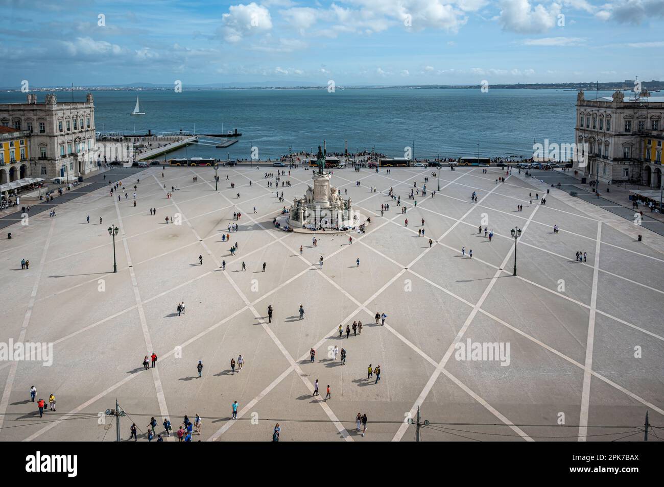Aerial view commerce square hi-res stock photography and images - Alamy